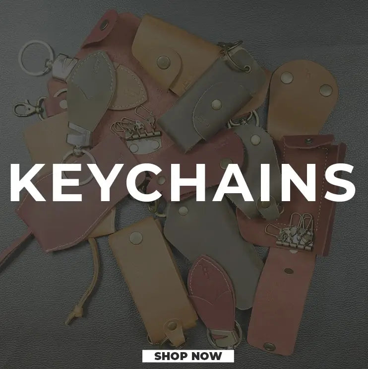 Buy Handmade Leather Keychains in Pakistan - Eligo Leather